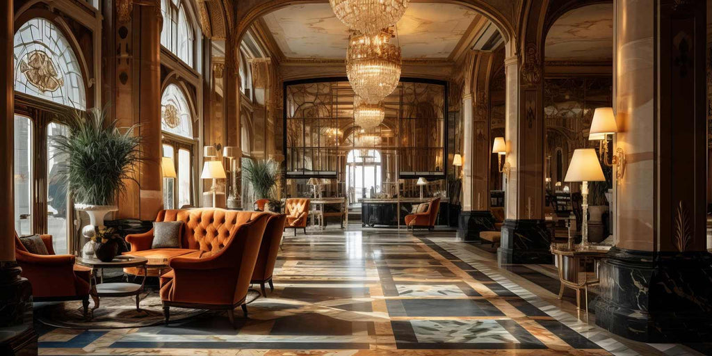 Lighting systems for hotel halls: some ideas | Ghidini 1849